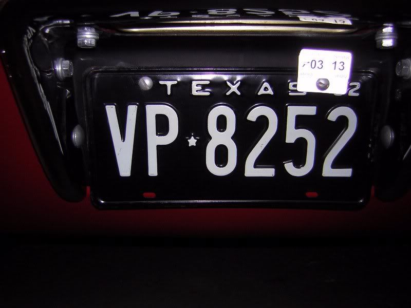 Where to put reg stickers on Year Of Manufacture Plates ...