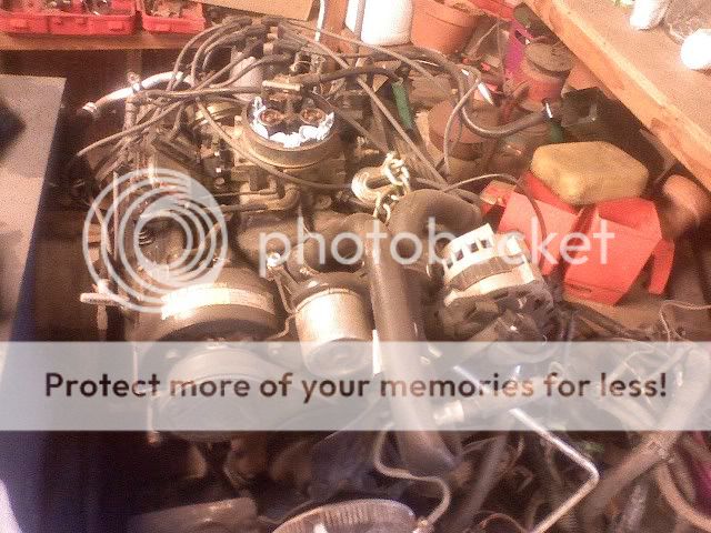 TBI 350 engine with Affordable Fuel Injection harness & fuel cell ...