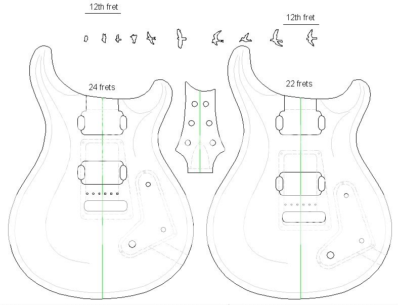 Prs Guitar Body Dimensions at Donna Champion blog
